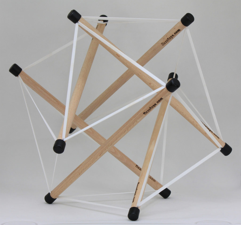 Tensegrity Modell weiß | flexotape® CH